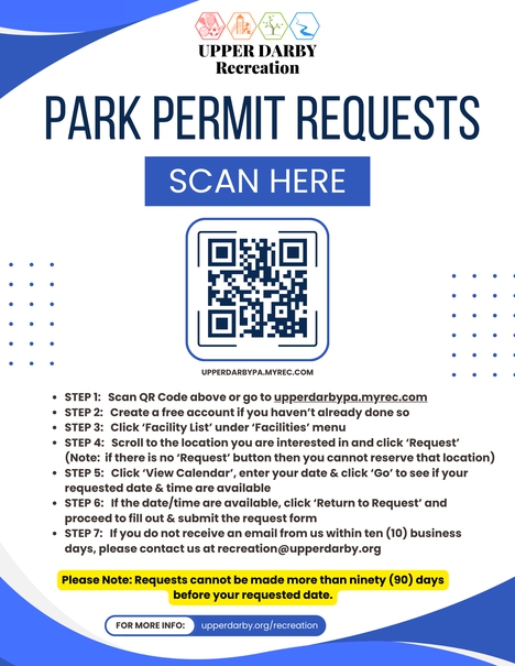 Upper Darby, Pennsylvania - Field & Park Permit
